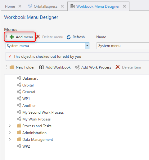 How To Set Up a Workbook Menu | Profitbase Docs